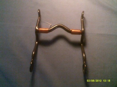 Bit Tough 1's Calvary Shank Medium Port Style One Piece Sweet Iron with ...