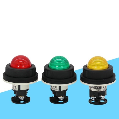 Signal light DR30DOL-E3R indicator light 30mm Red Green LED spherical ...