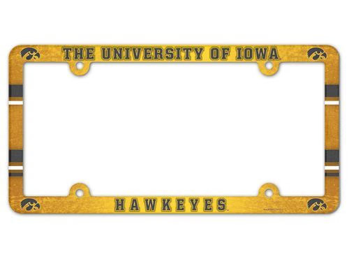 Iowa Hawkeyes License Plate Frame - Full Color | eBay