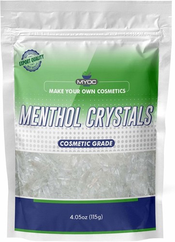 Menthol Cristaux 118ml & 237ml Pure Cosmétique Grade pour Baume,Lèvre ...