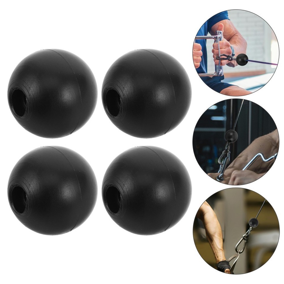 4 Pcs Cable Limit Ball Stopper Exercise Cables Accessory Fitness Wire ...