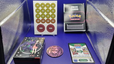 Pokémon TCG Marnie Battle Deck Contents: Deck, Playmat, Counters, Coin ...