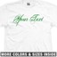 Custom Distressed Script Shirt - Personalized Your Text - More Sizes ...
