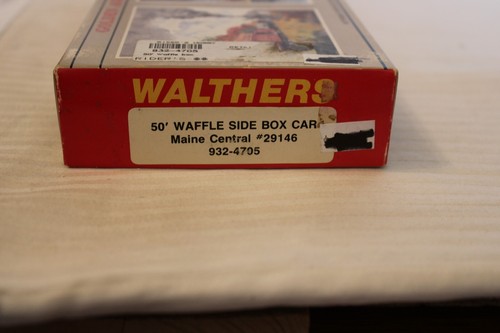 HO Scale Walthers, 50' Box Car, Maine Central, Yellow #29146 932-4705 ...