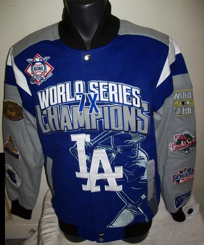 LOS ANGELES DODGERS Ultimate 7 Time WORLD SERIES CHAMPS Jacket 2022 3X ...