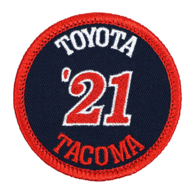 2021 Toyota Tacoma Embroidered Patch Black/Red Iron-On Sew-On Jacket ...