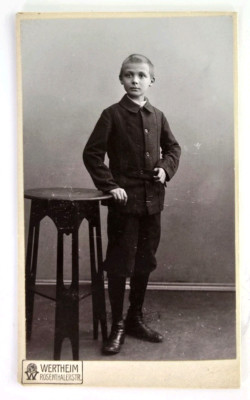Antique CDV Photo ID'd Young Handsome German Victorian Boy Berlin ...