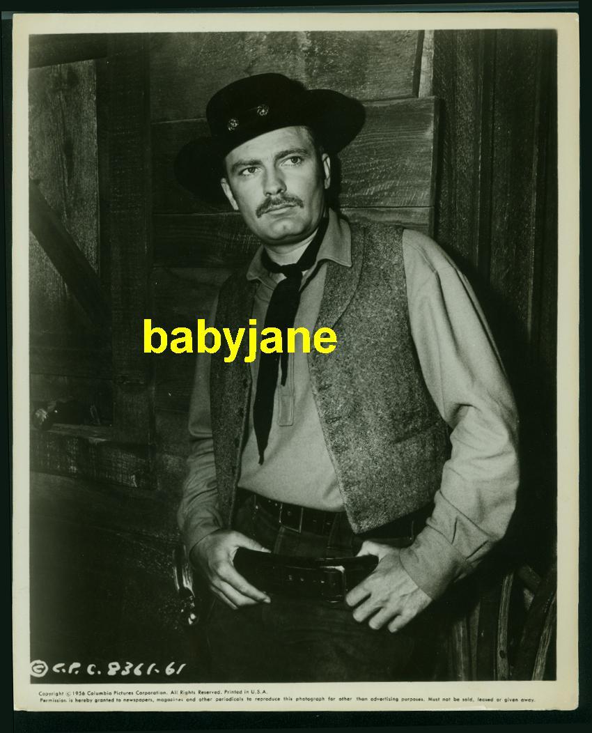 WILLIAM HOPPER VINTAGE 8X10 PHOTO HANDSOME COWBOY 1956 COLUMBIA ...