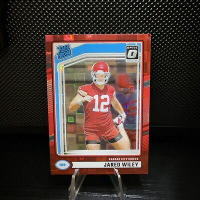 JARED WILEY 2024 Donruss Football Rated Rookie Red Pandora Chiefs | eBay