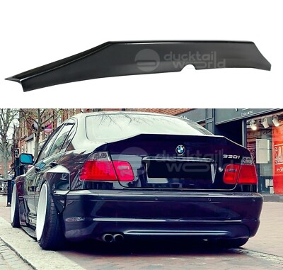 Ducktail Spoiler for Bmw 3 e46 Sedan Ver.2 1998 - 2004 Duckbill Boot ...