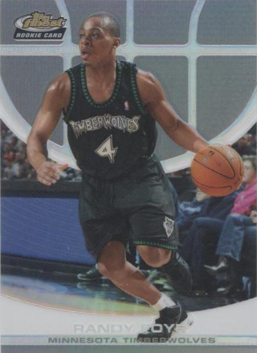 2005-06 Topps Finest - 2006-07 Rookie Randy Foye #146 Refractor /319 ...