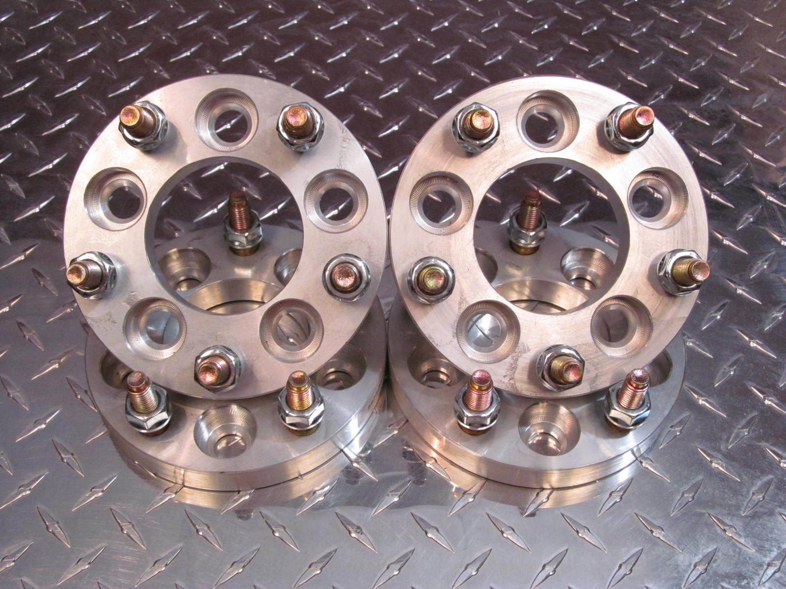 5x115 to 5x130 US Wheel Adapters 19mm Thick 12x1.5 Lug Stud 3/4 ...
