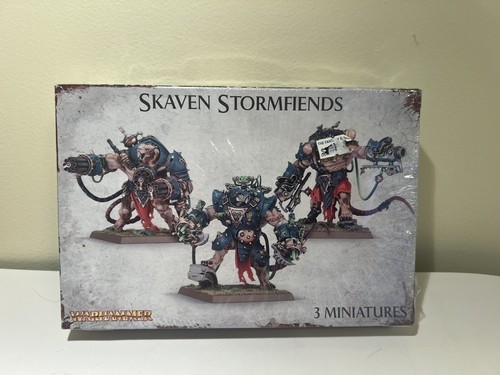 Warhammer Fantasy Skaven Stormfiends Plastic Sealed OOP The Old World ...
