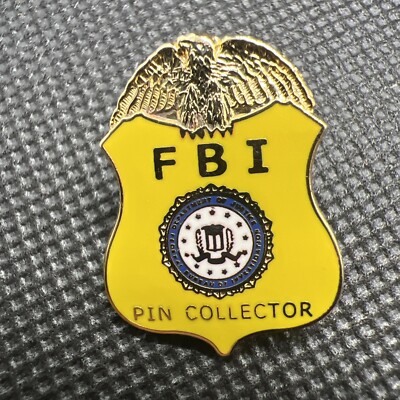 UNITED STATES FBI FEDERAL BUREAU OF INVESTIGATION FBI BADGE PIN ...