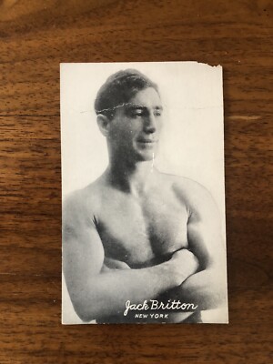 Vintage Boxing Exhibit/Postcard Jack Britton New York 1921 | eBay