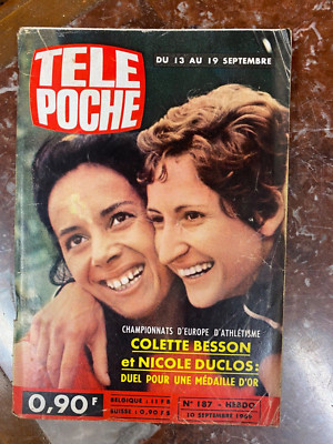 REVUE LIVRE TÉLÉ POCHE 1969 N° 187 COLETTE BESSON NICOLE DUCLOS | eBay