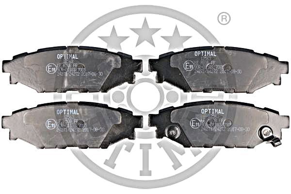 OPTIMAL Rear Disc Brake Pad Set For SUBARU Brz Forester Xv 03-16 26696 ...