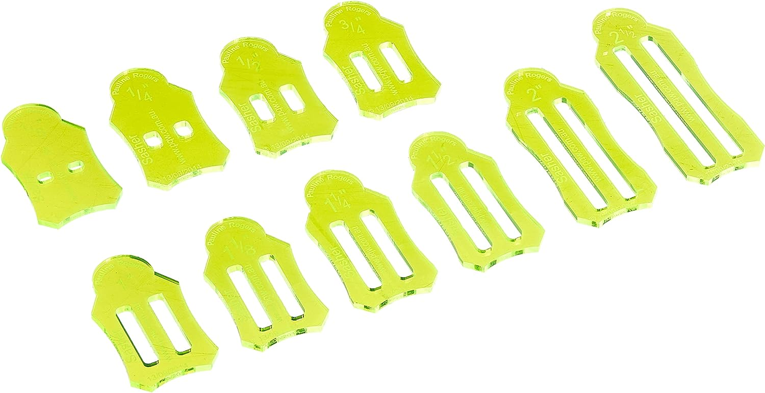 Sasher Collection Large Rulers & Accessories (Set of 10) 313115863829 ...