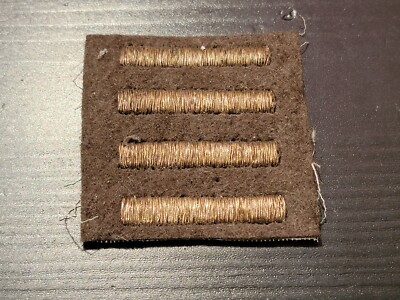 Original WW 2 US Army Overseas Bar Officer style 4 bars OD wool | eBay