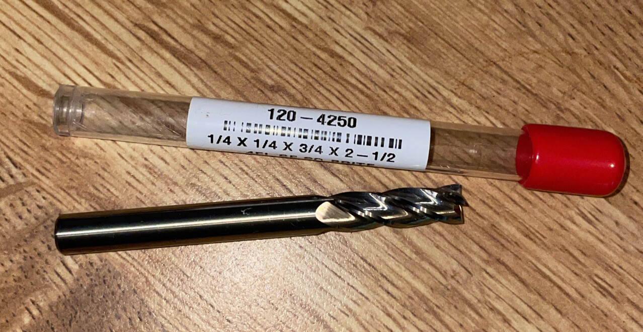 1/4” HTC Carbide Endmill 4 flute 120-4250 Made In USA | eBay