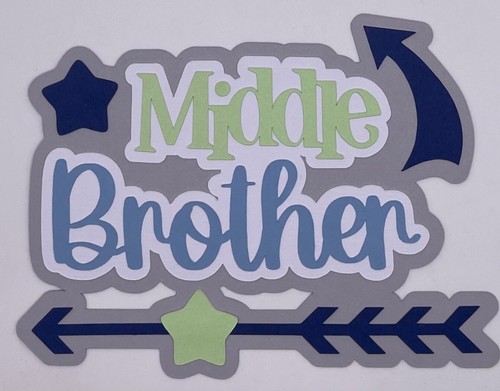 Family - Paper Piecing Scrapbook Embellishments Die Cuts - Middle ...