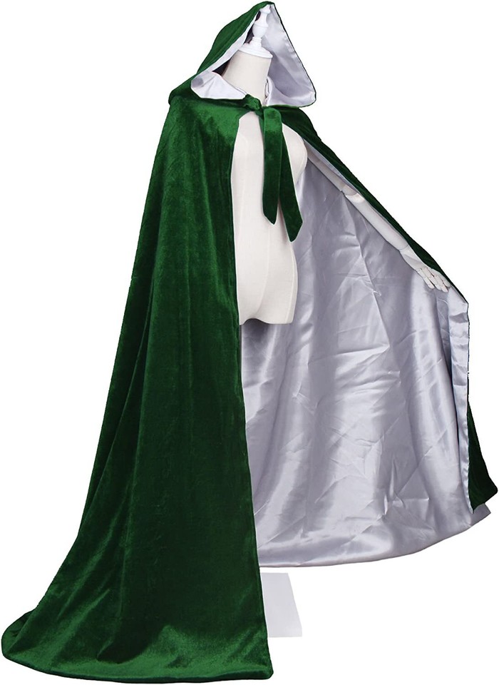 Velvet Renaissance Medieval Cape lined with satin | eBay