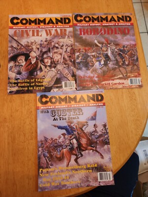 Vintage Command magazine issues 44, 52, & 54 | eBay
