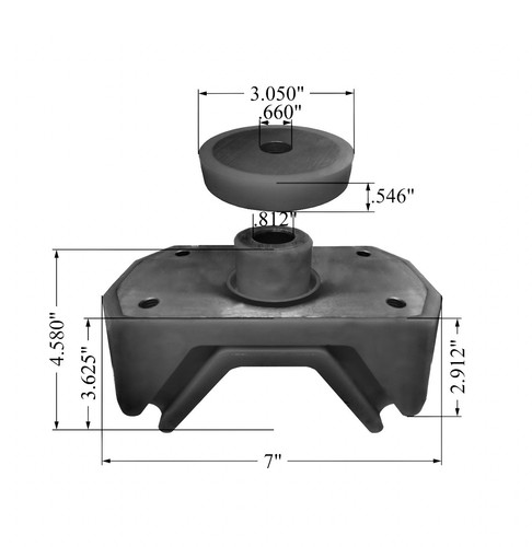 International Prostar Rear Motor Mount Kit Replaces OEM 3613279C4 | eBay