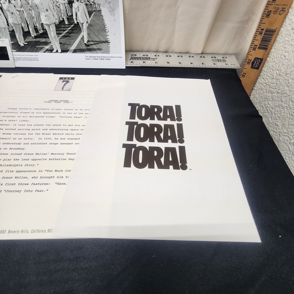 Tora Tora Tora - Official Film Press Kit Black And Whit Photos | eBay