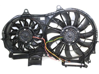 Auxiliary Engine Cooling Fan Assembly For 2002-2008 Audi A4 Quattro ...