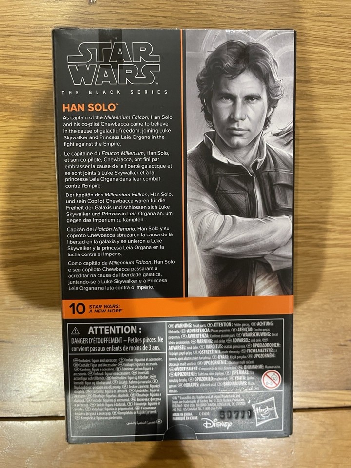 Hasbro Star Wars the Black Series Han Solo Action Figure | eBay UK
