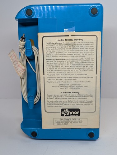 Vtg 1986 Connor VideoSmarts Video Smart 80s 90s Kid Video Game VCR ...