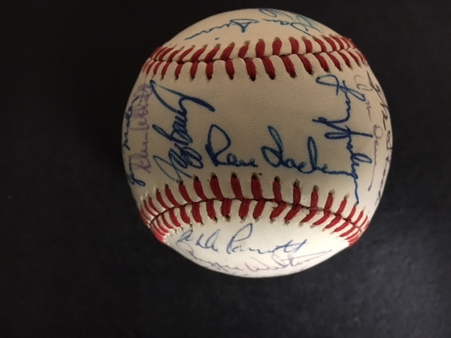 1981 Seattle Mariners Team Signed Baseball(29 Autos)Dave Henderson(R ...