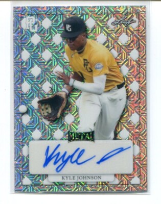 2022 Leaf Perfect Game Kyle Johnson Rookie Silver Mojo Auto 1/1 | eBay