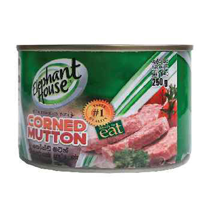MRE Elephant House Canned Mutton With Corn 250 g From Sri Lanka Free ...