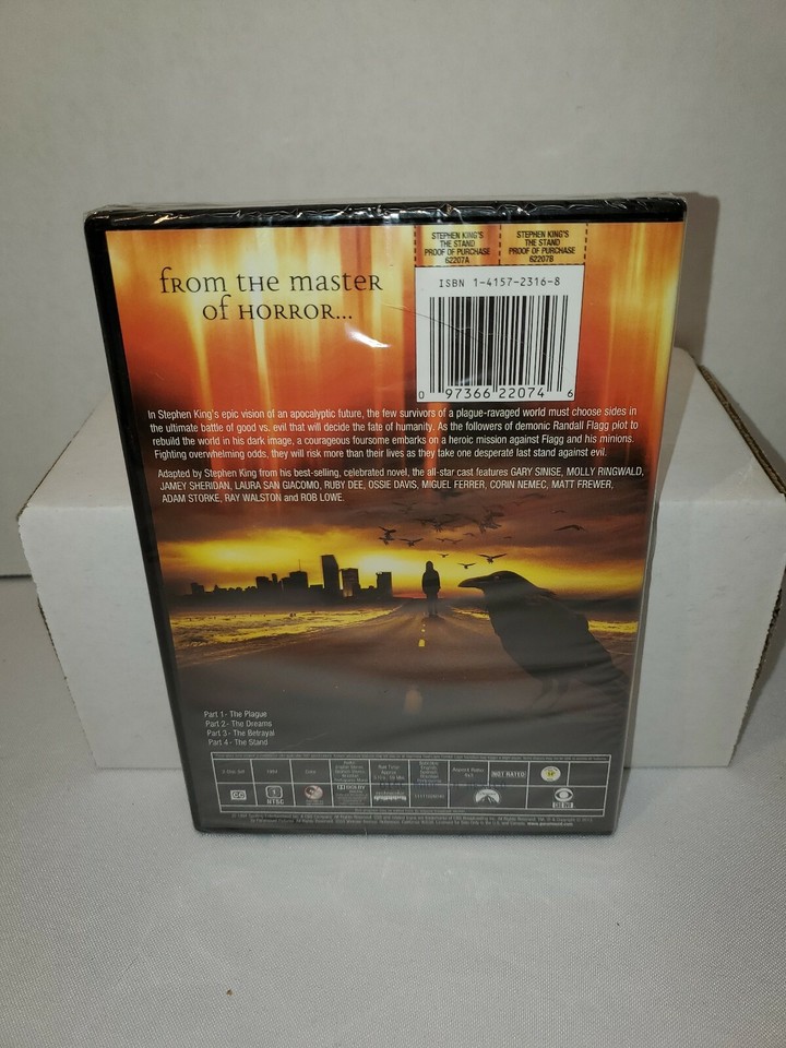 STEPHEN KING'S THE STAND DVD GARY SINISE MOLLY RINGWALD BRAND NEW ...