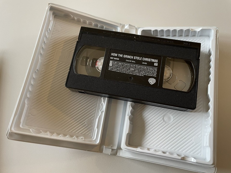 Tested! How the Grinch Stole Christmas (VHS, 2000, Clam Shell ...