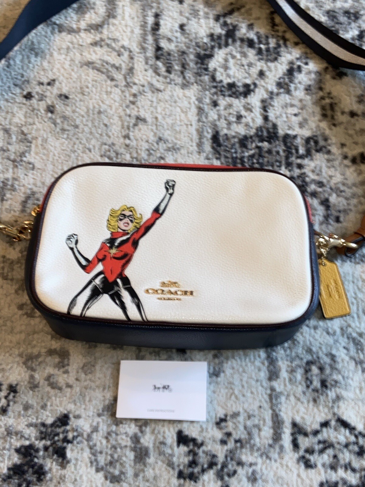 Coach Marvel Carol Danvers crossbody bag collab - Gem