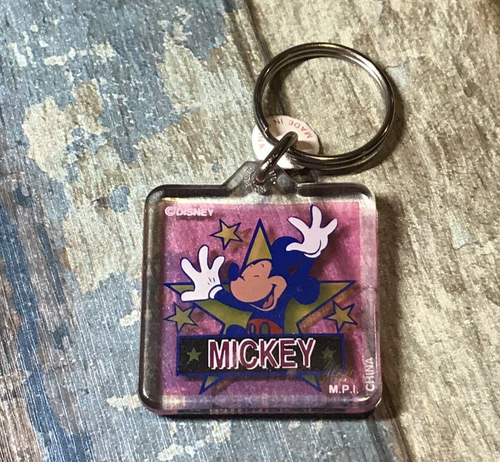 Mickey Mouse VTG Disney acrylic keychain | eBay