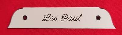 Gibson SG Guitar Tenon Cover Plate - Les Paul - 2 ply White/Black | eBay