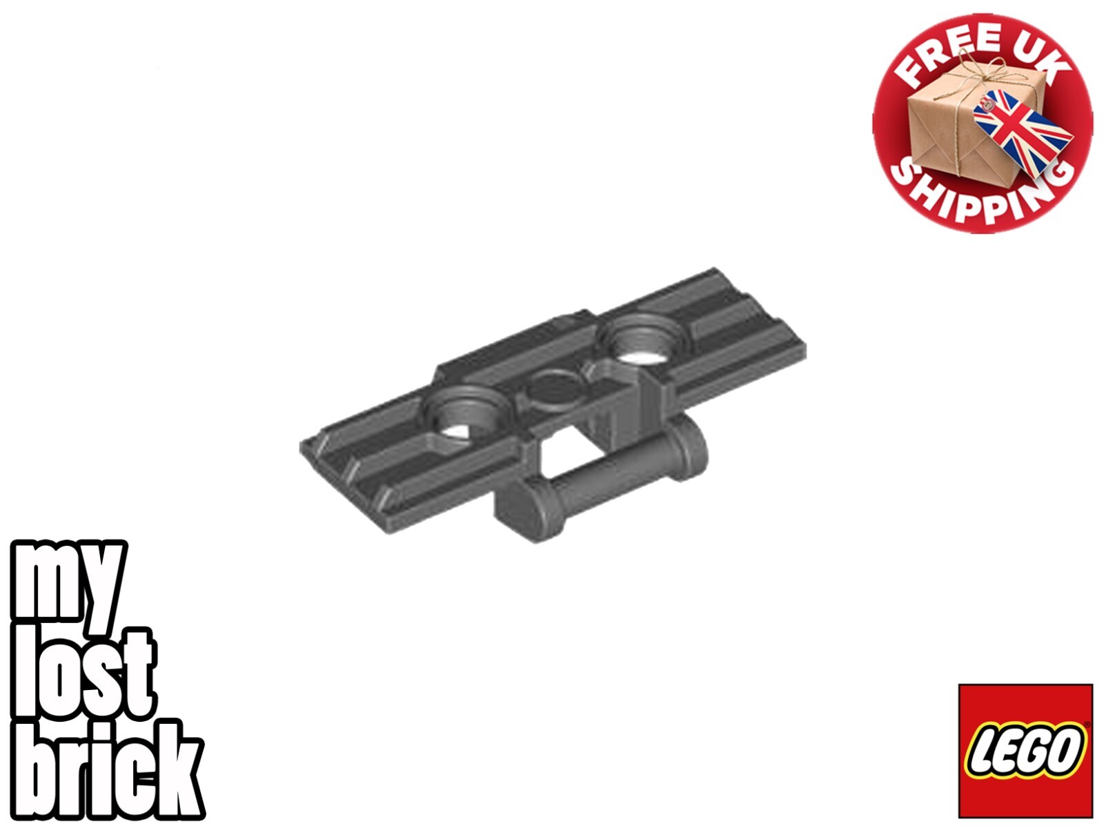 LEGO - Part 57518 - Technic Link Tread with 2 Pin Holes + NEW +SELECT ...