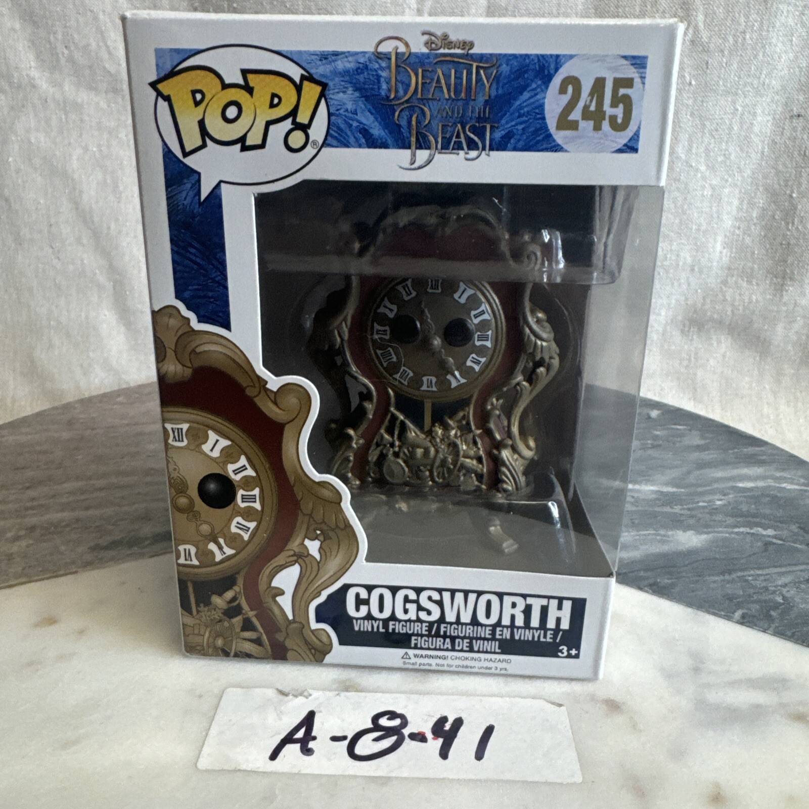 Funko POP! Disney Beauty and The Beast Cogsworth #245 Vinyl Figure ...
