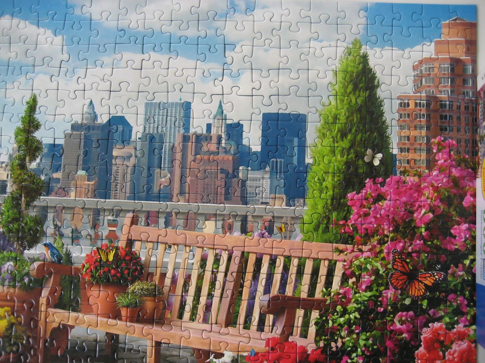 Ravensburger ROOFTOP GARDEN 500 piece LARGE FORMAT Jigsaw Puzzle 27x20 ...