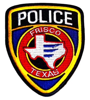 FRISCO – POLICE - TEXAS Sheriff Police Patch STATE SHAPE OUTLINE RIFLE ...