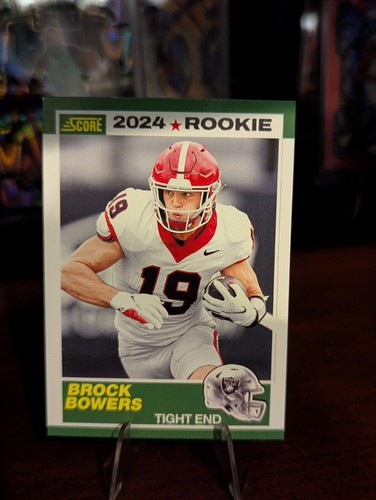 2024 Score 35th Anniversary Brock Bowers Rookie Card Raiders | eBay