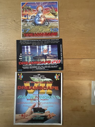 DREAMSCAPE Rave/Club Flyer X3 | eBay UK