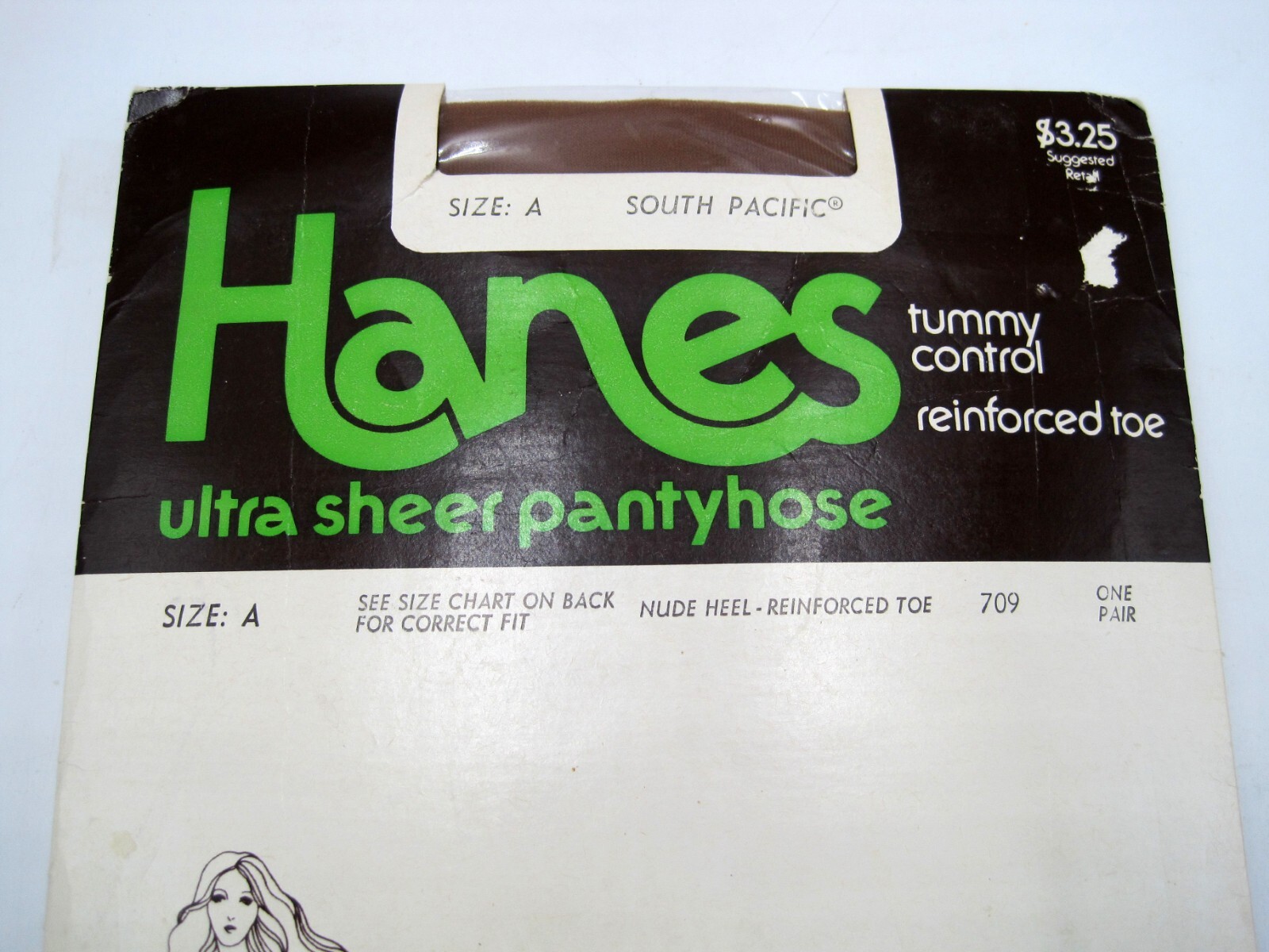 Vintage Pantyhose 1979 Hanes Ultra Sheer Sandal Tummy… - Gem