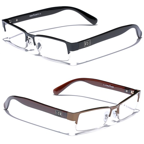 Pablo Z Half Frame Rectangular Reading Glasses For Men Women Fashion ...