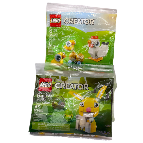Lego Creator 30550 Easter Bunny / 30643 Easter Chickens - New/Sealed ...