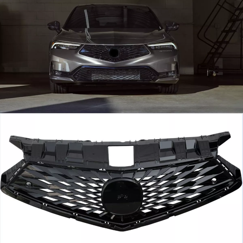 2023-2024 Acura Integra Front Bumper Upper Grille Grill Black Trim ...